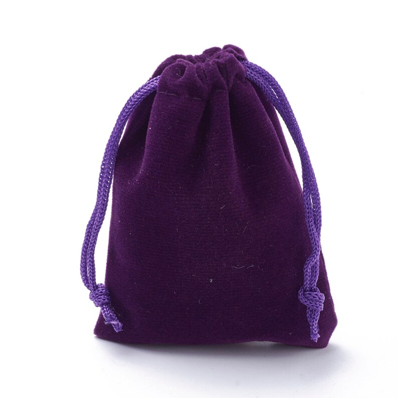 10 Purple Velvet Pouches 12cm X 10cm - Etsy