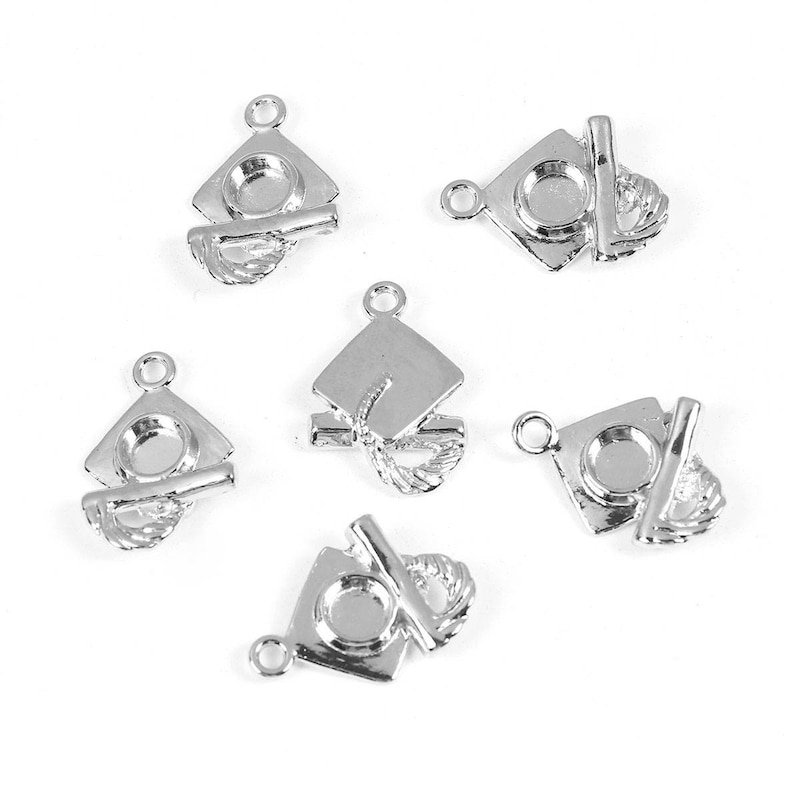 Graduation Cap Charm - Etsy