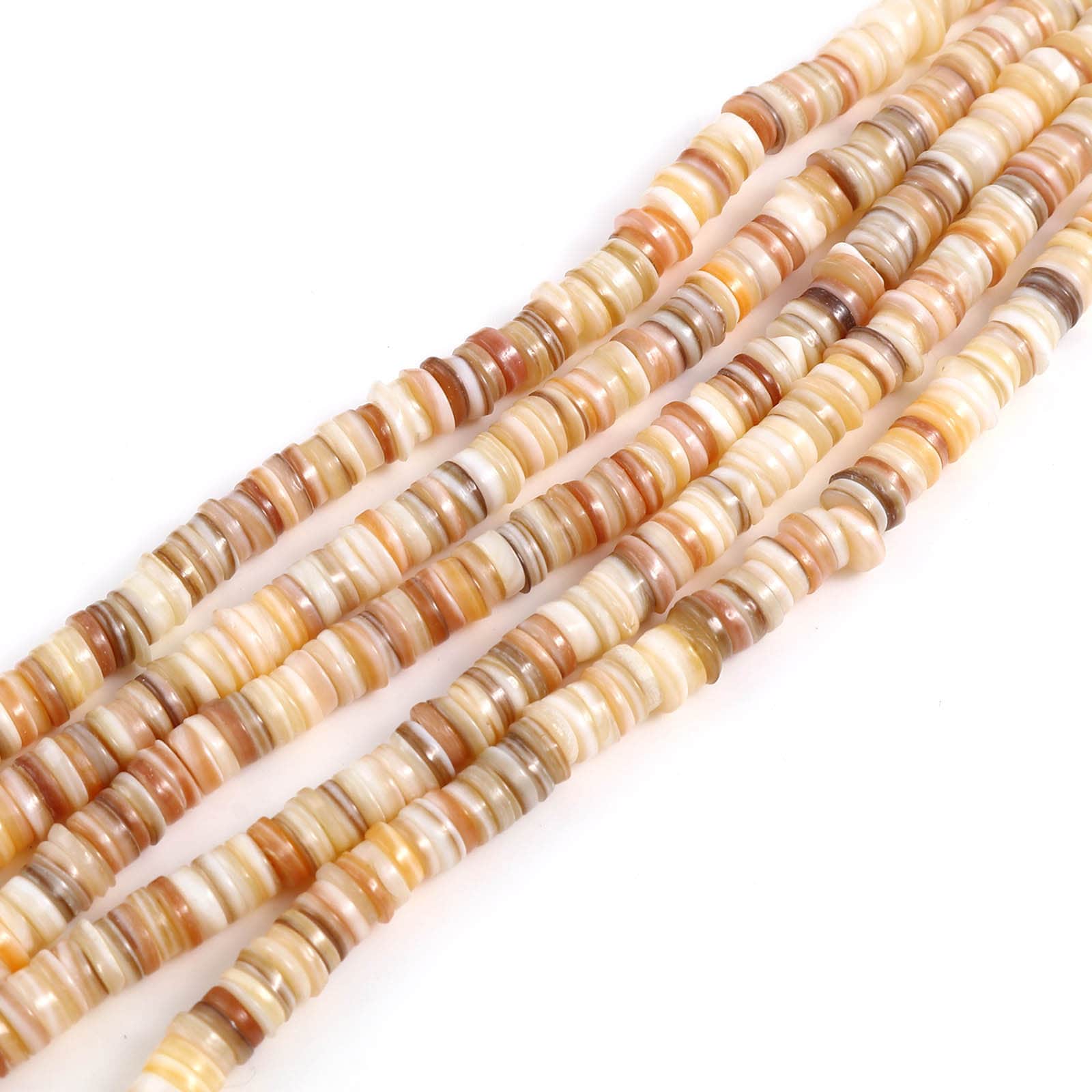 Jewelry & Beauty Clay 6mm Shell Heishi Beads etna.com.pe