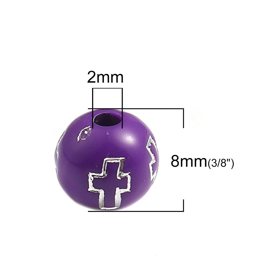 500 Assorted Cross Beads 8mm Jewelry Making Supplies - Etsy