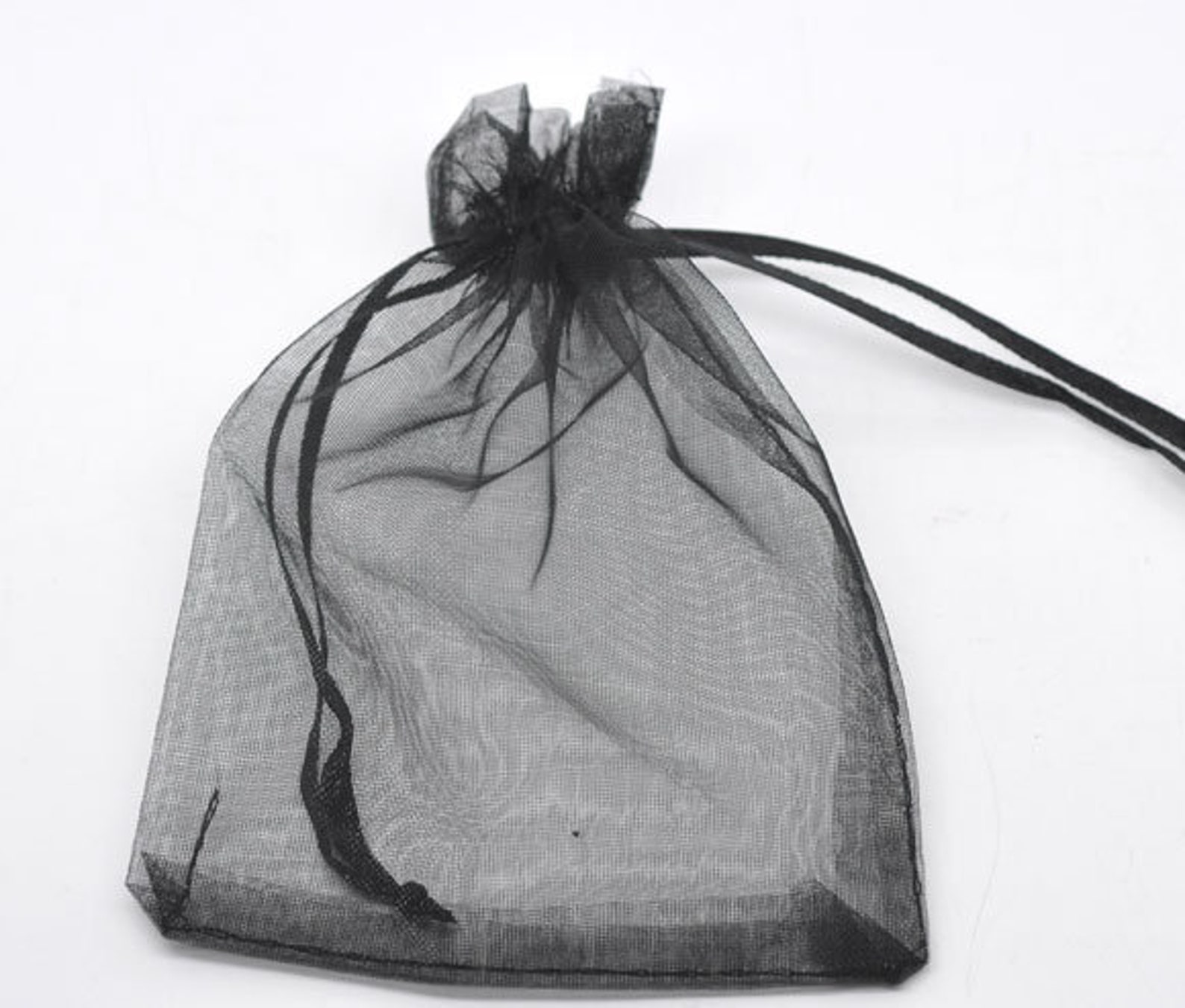 25 Organza Bags Black Organza Bags 9cm X 7cm Party Favor - Etsy