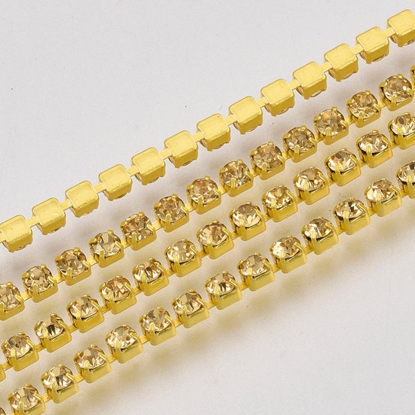 Yellow Rhinestones - Etsy