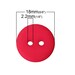 50 Frosted Matte Resin Sewing Buttons 18mm, Sewing Supplies, Sewing ...