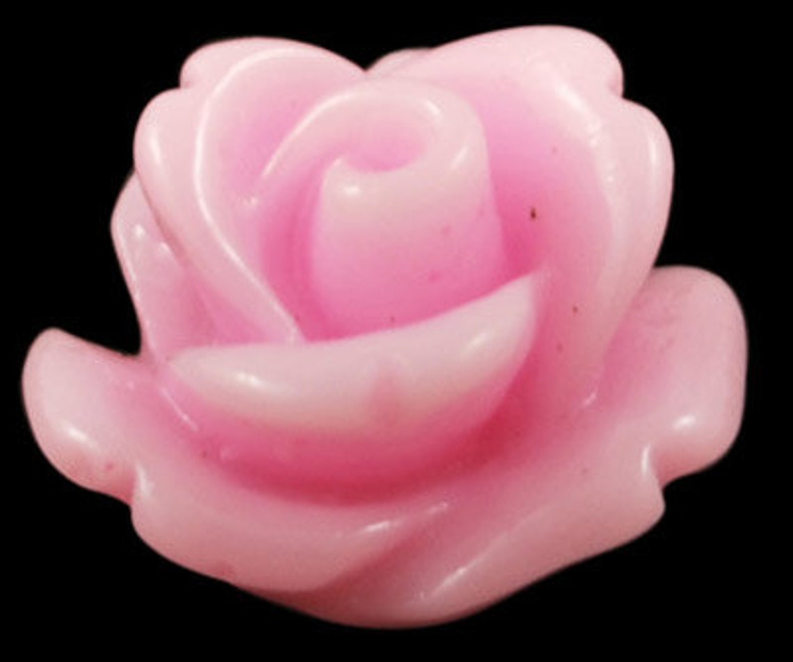50 Rose Cabochons Flatback 10mm, Resin Flower Cabochons, 410 - Etsy