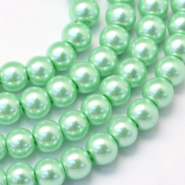 Mint Green Pearls - Etsy