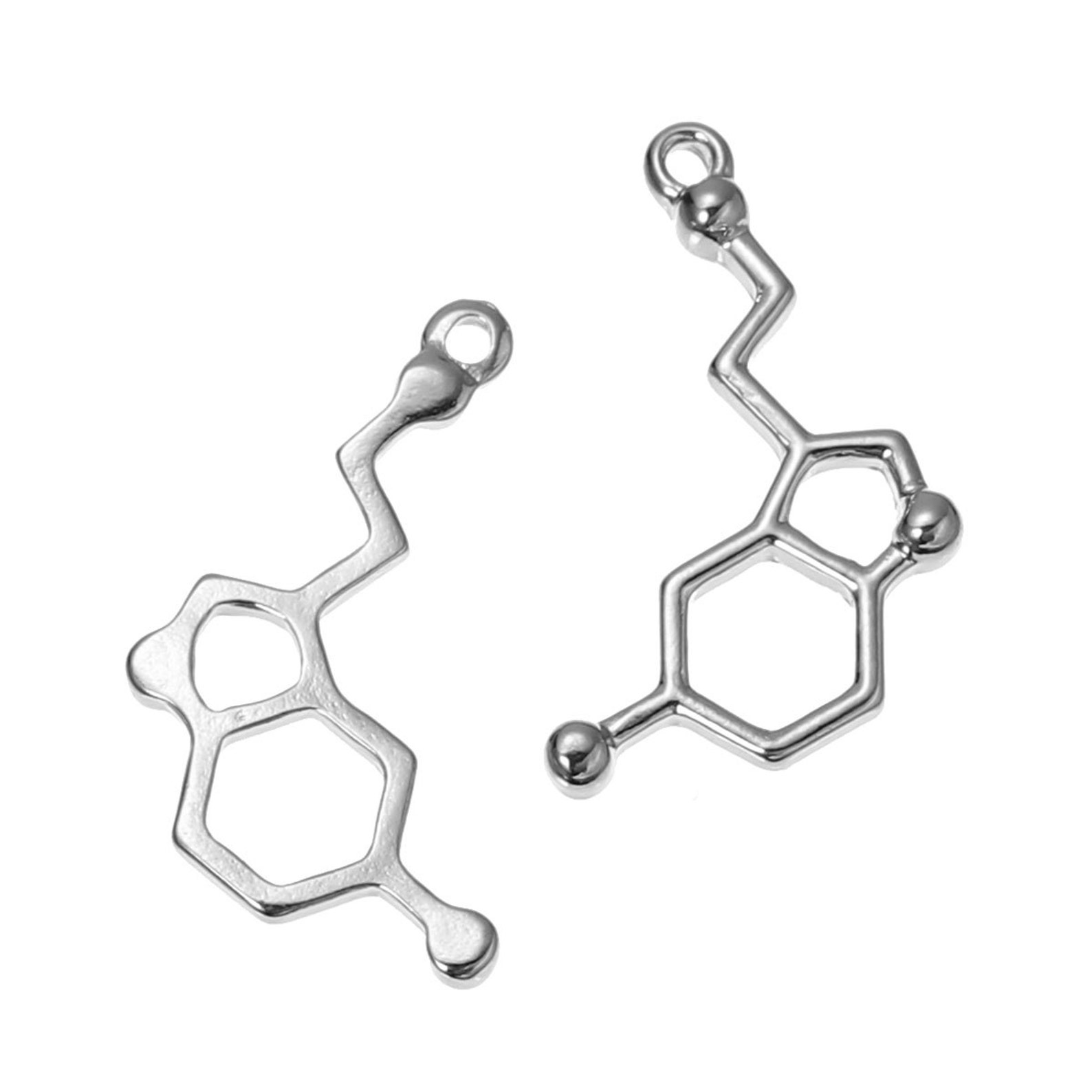10 Molecule Chemistry Science Charms - Etsy