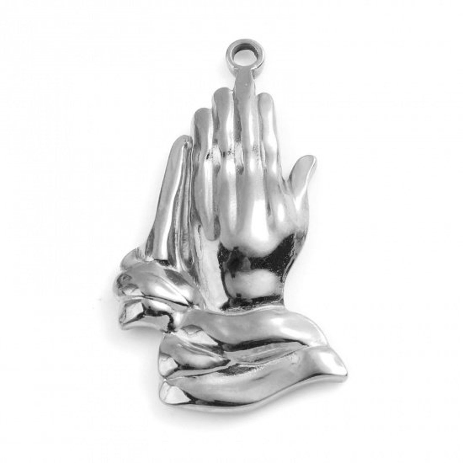 Praying Hands Charms, Prayer Charms Silver Tone or Gold, 37mm X 22mm - Etsy