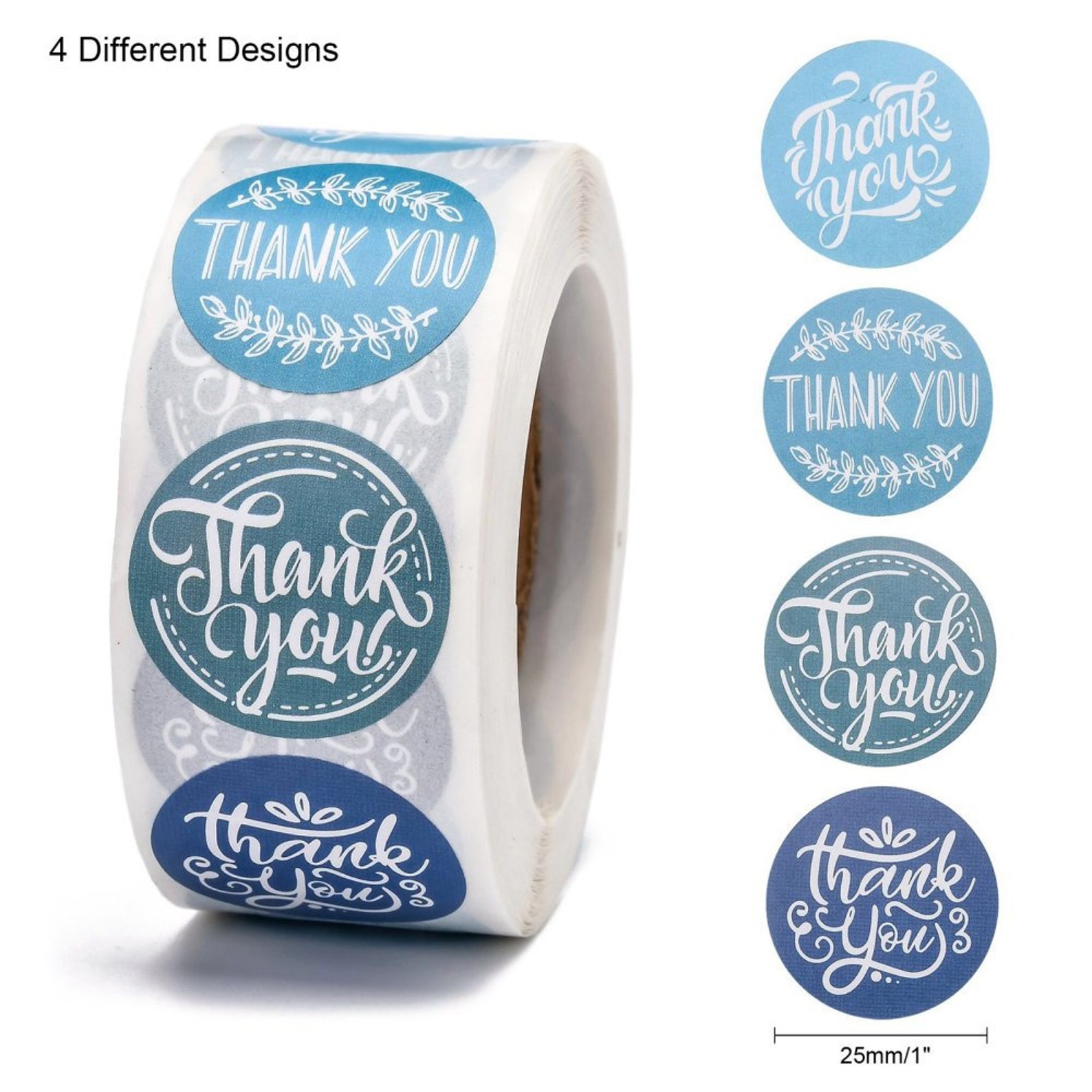 Thank You Stickers - Etsy