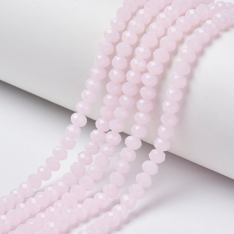 Pink Glass Beads - Etsy