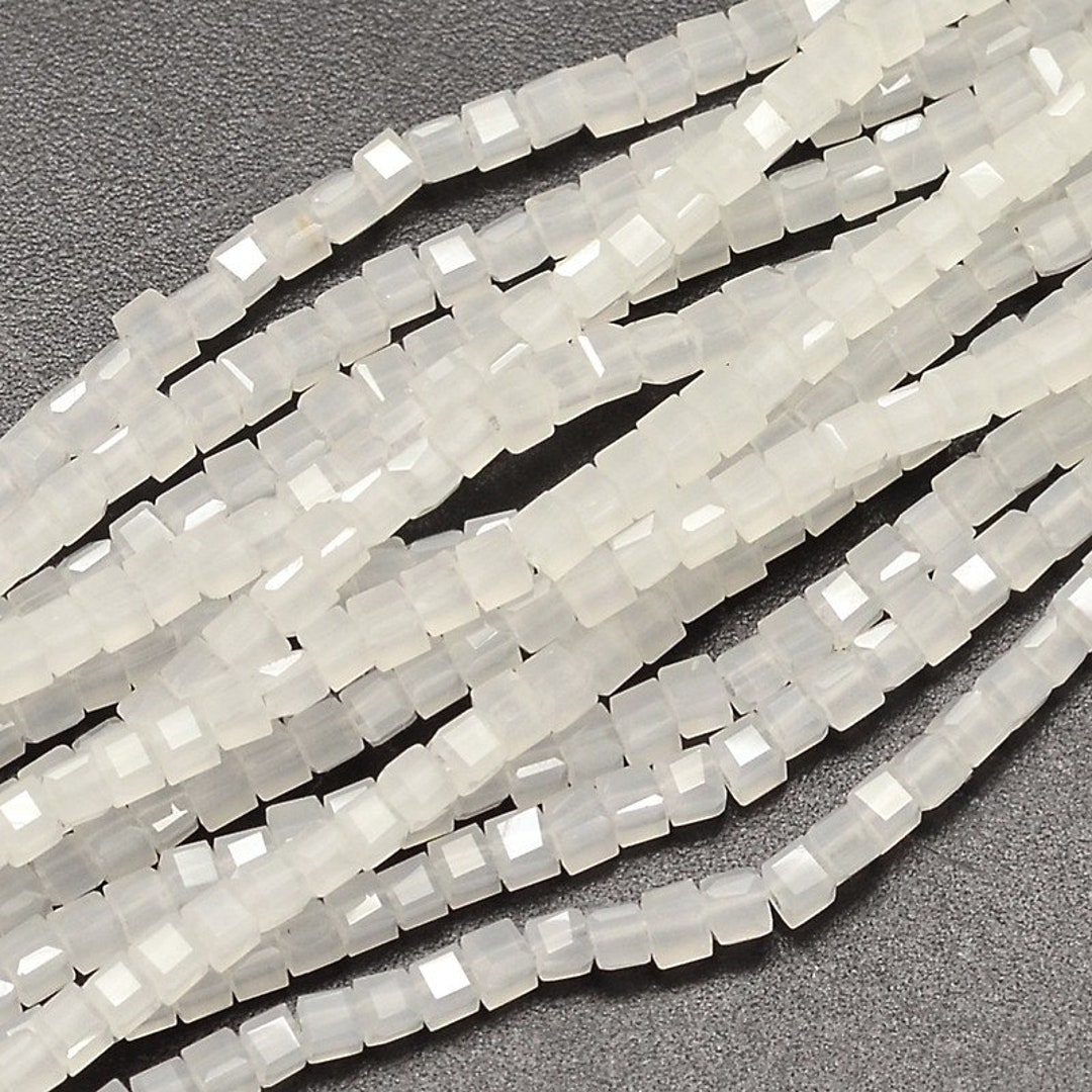 200 White 2mm Cube Beads, Small Square Beads 2mm X 2mm - Etsy