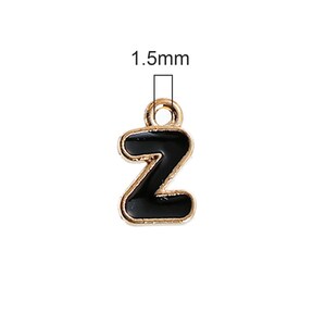26 Enamel Alphabet Letters A-Z, Small 26 Alphabet Letter Charms, Full ...