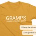 Personalized Gramps T-shirt With Grandkids Names, T-shirt for Gramps ...
