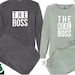 The Boss & the Real Boss Couple Matching Set | Sweatshirt and ...