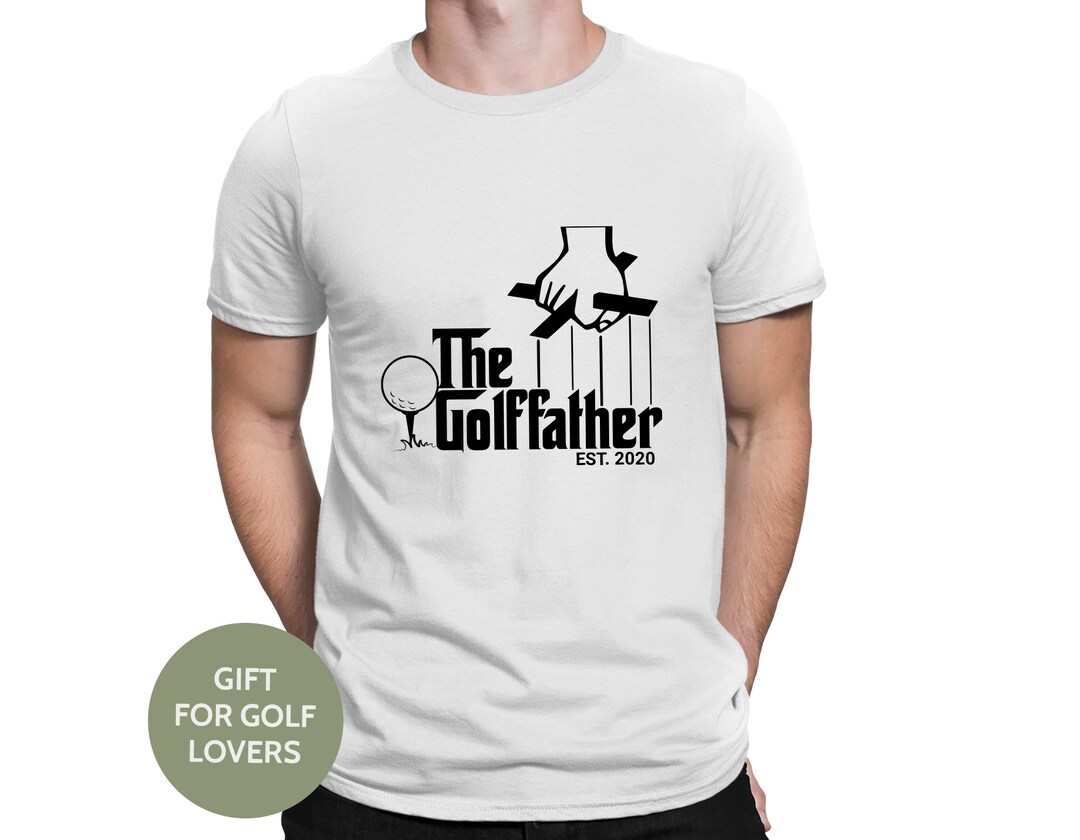 The Golffather T-shirt | Funny Golf Gift for Dad - Etsy