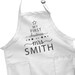 My First Christmas as Mrs Smith Apron With Custom Last Name - Etsy
