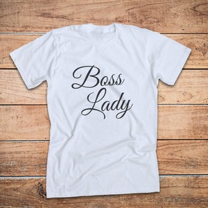 Boss Lady Gift T-shirt - Best Tee - Gift for Her - BOSS LADY SHIRT - Etsy