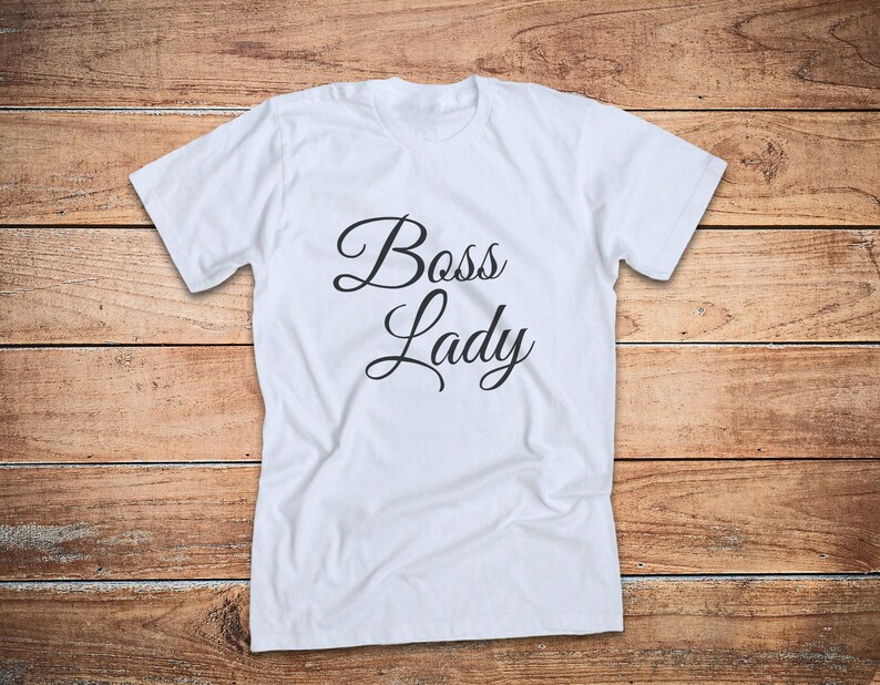 Boss Lady T-shirt - Cotton Unisex Tee, Gift for Her - Etsy
