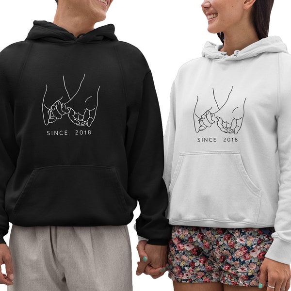 Valentines Husband And Wife Hoodies Etsy