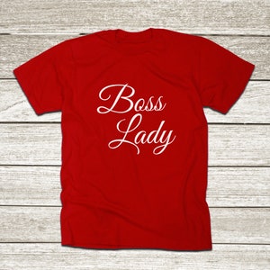 Boss Lady Gift T-shirt - Best Tee - Gift for Her - BOSS LADY SHIRT - Etsy