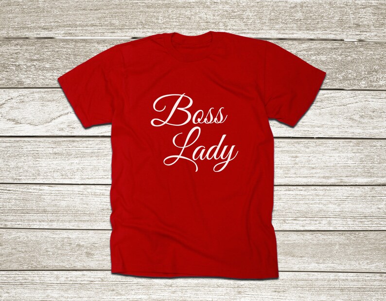 Boss Lady T-shirt - Cotton Unisex Tee, Gift for Her - Etsy