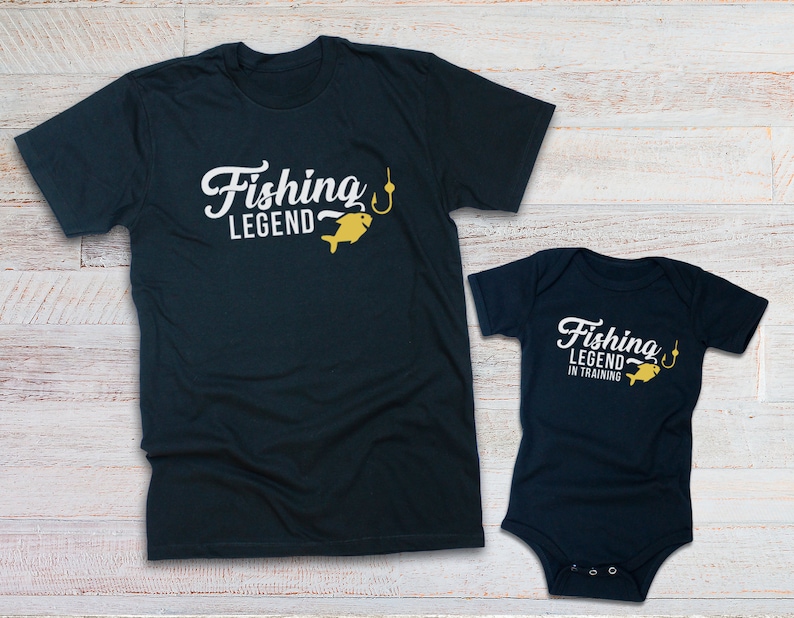 Fishing Legend and Fishing Legend in Training Fishing Lovers | Etsy