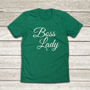 Boss Lady Gift T-shirt - Best Tee - Gift for Her - BOSS LADY SHIRT - Etsy