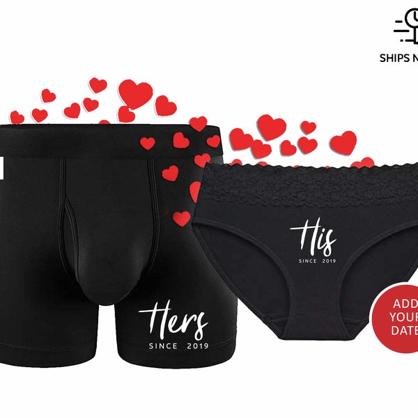 His And Hers Panties Etsy