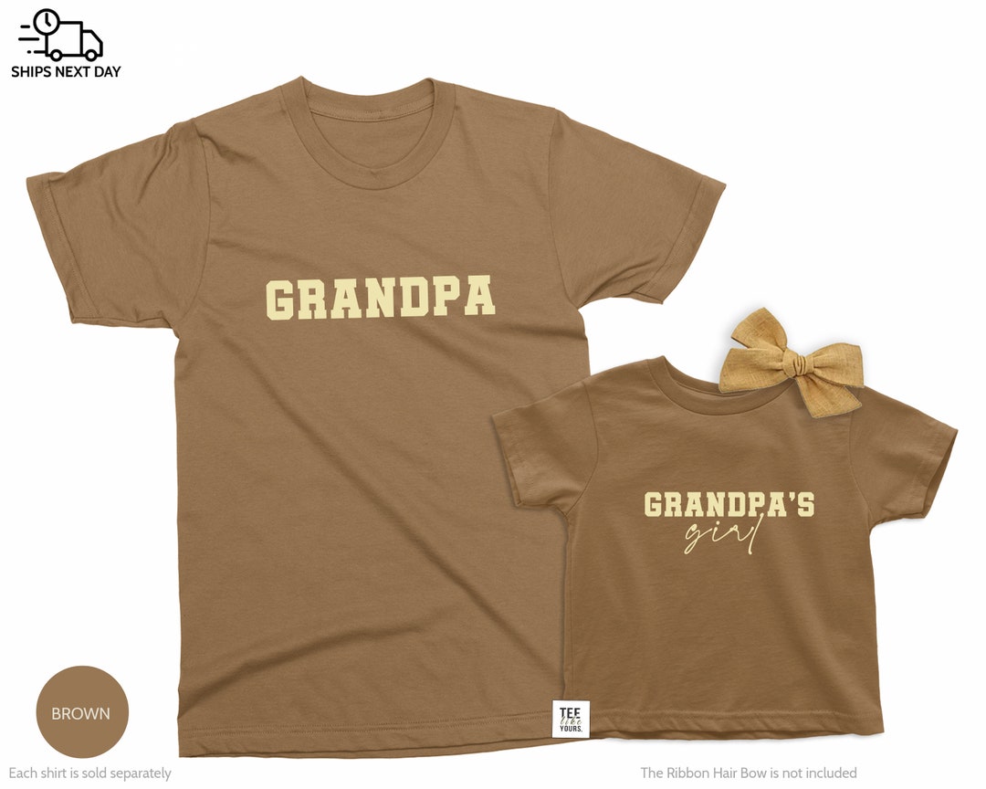 Grandpa And Grandpas Girl Fathers Day T For Grandpa Girl Grandpa T Grandpas Birthday