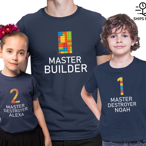Master Builder Family Shirts - Etsy