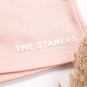 Custom Couple Matching Shorts With Last Name. Embossed PUFF Print ...