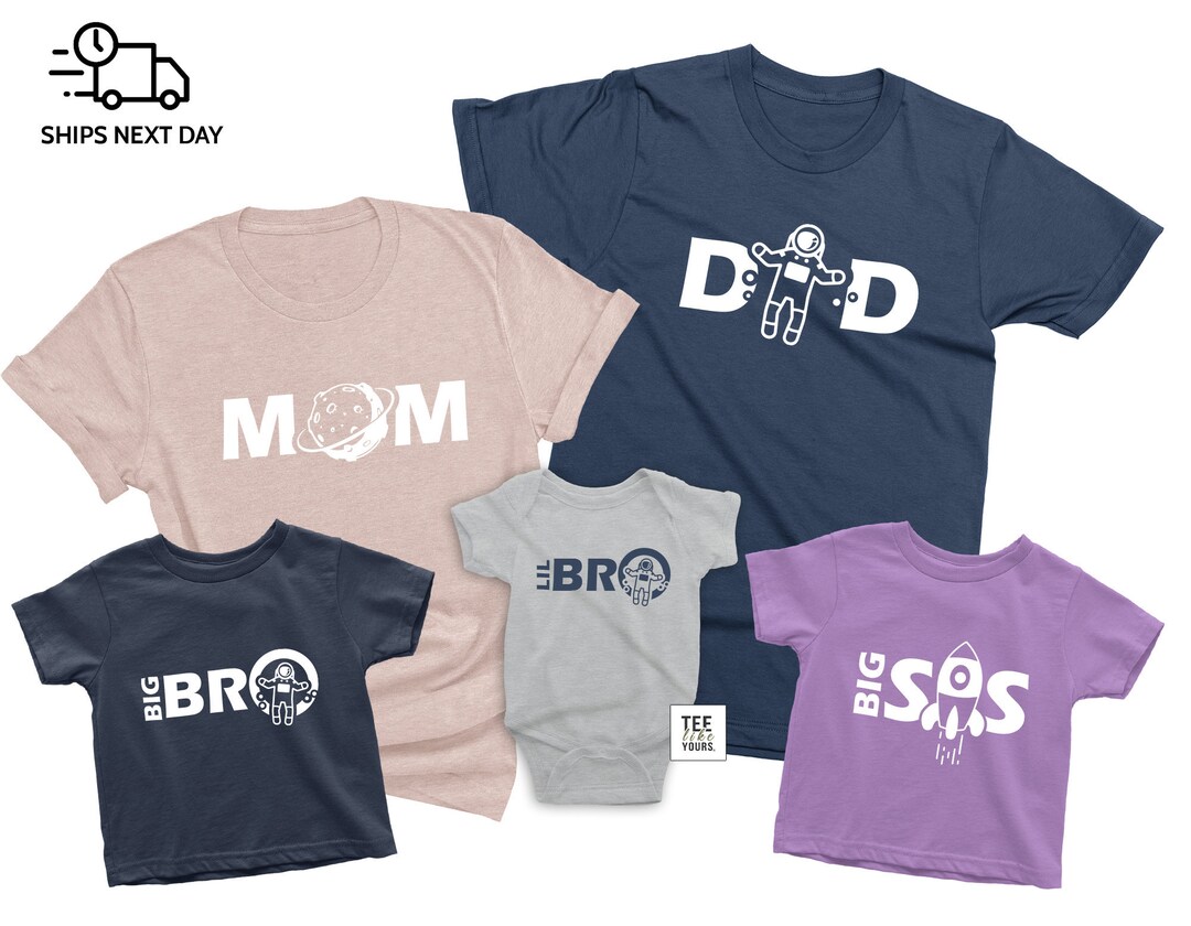 Space Family Matching Shirts: Galaxy Birthday Vacation Tees - Etsy