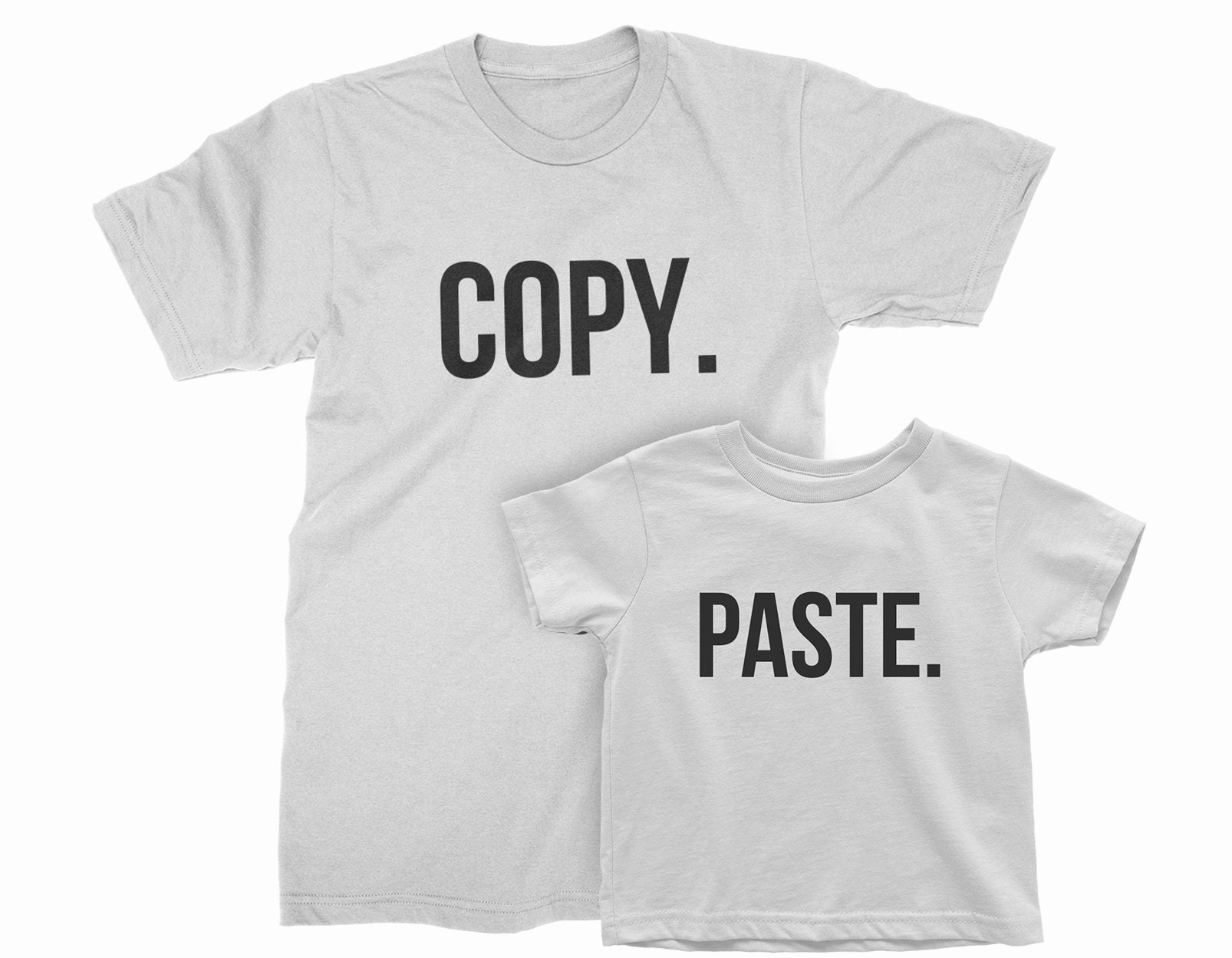 Copy & Paste Father Son Daughter and Baby Matching T-shirts - Etsy