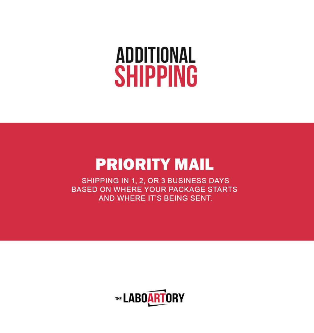 Additional Shipping - Priority Mail - Etsy