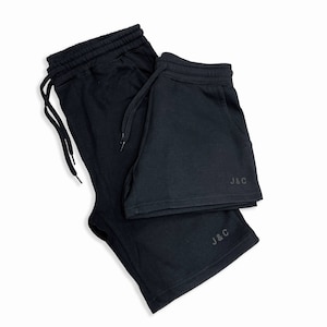 Custom Couple Matching Shorts With Last Name. Embossed PUFF Print ...