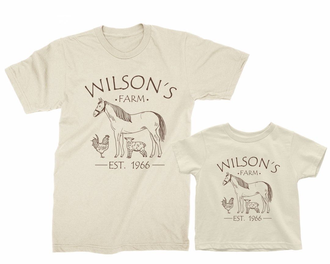 Family Farm T-shirts. Grandpa and Grandson/granddaughter Matching T ...
