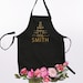 My First Christmas as Mrs Smith Apron With Custom Last Name - Etsy