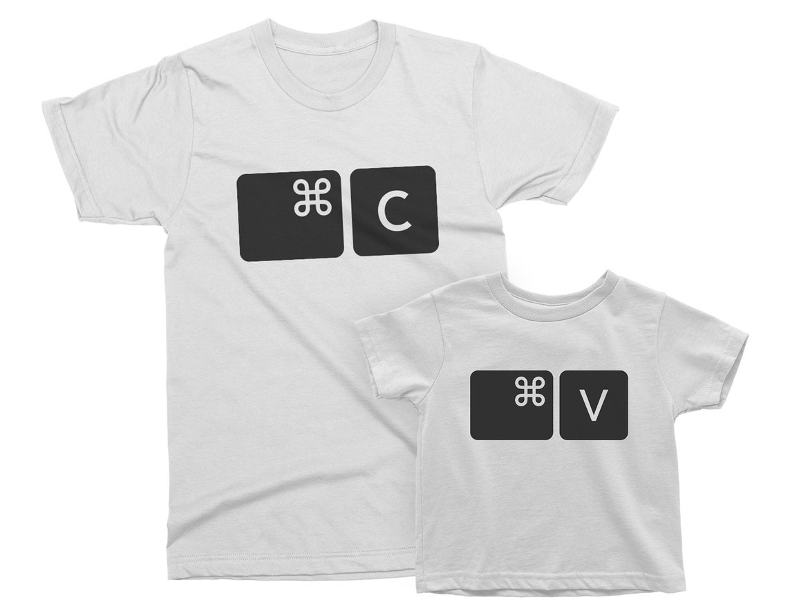 Command C & Command V - Mac Version. Christmas Gift for Father, Son ...
