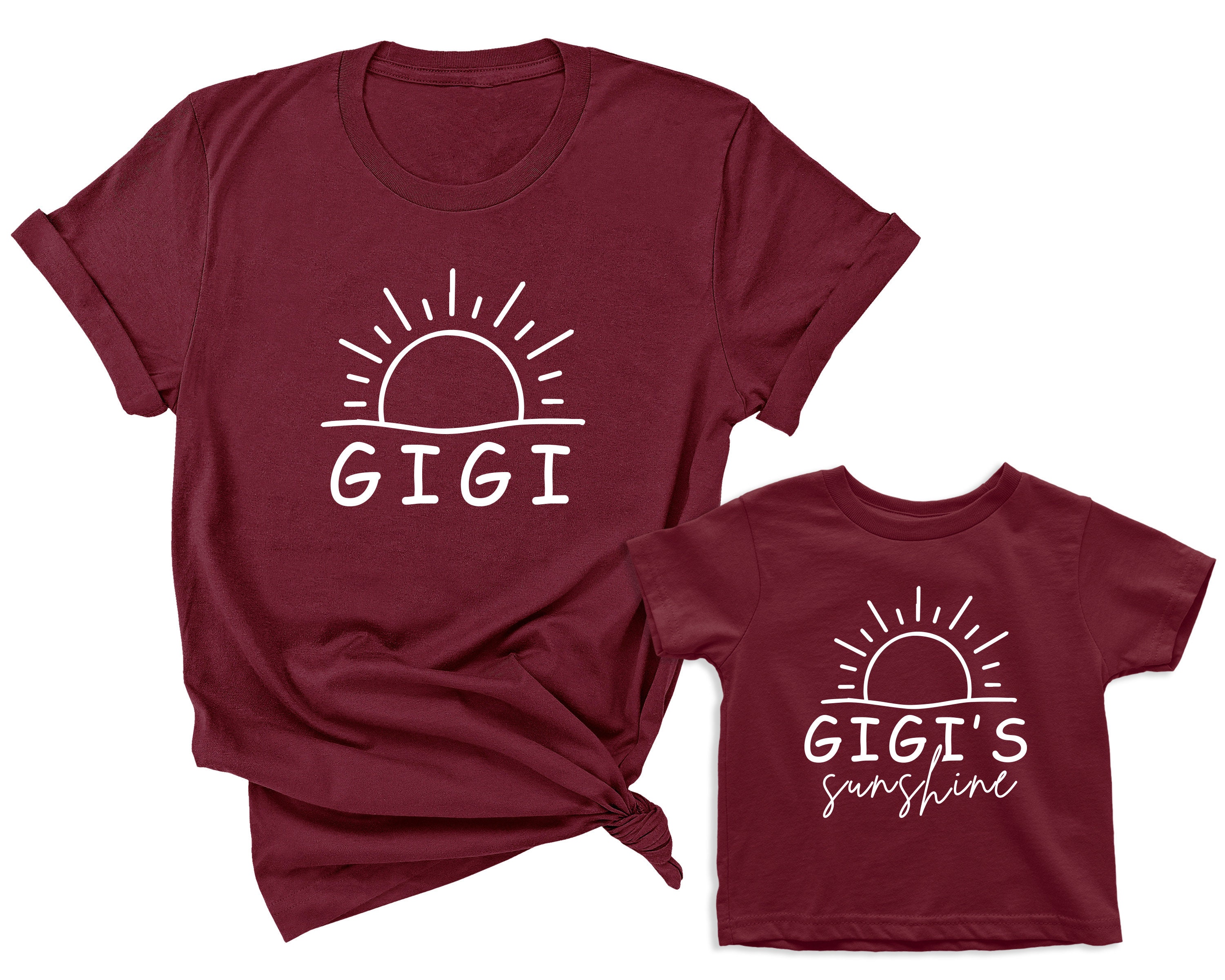 Granny & Granny's Sunshine. Matching Grandma, Grandchild Shirts. Custom ...
