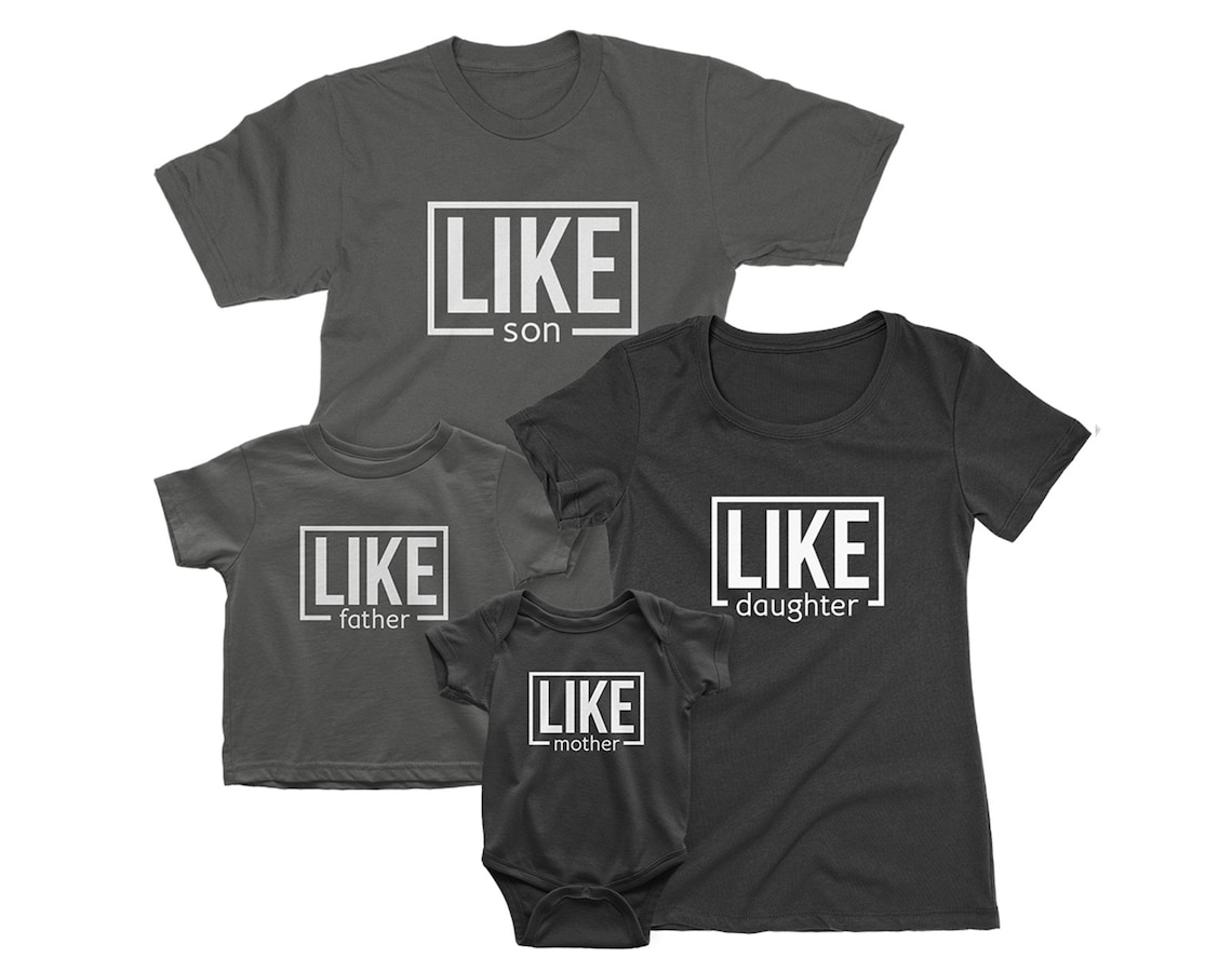 Like Father Like Son Like Mother Like Daughter T-shirts for - Etsy