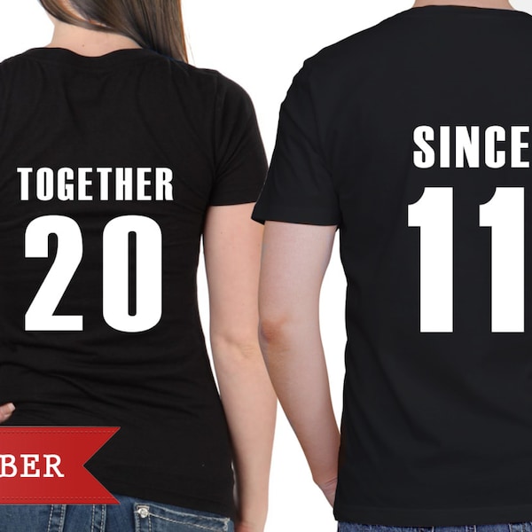 Together Since Tees - Etsy