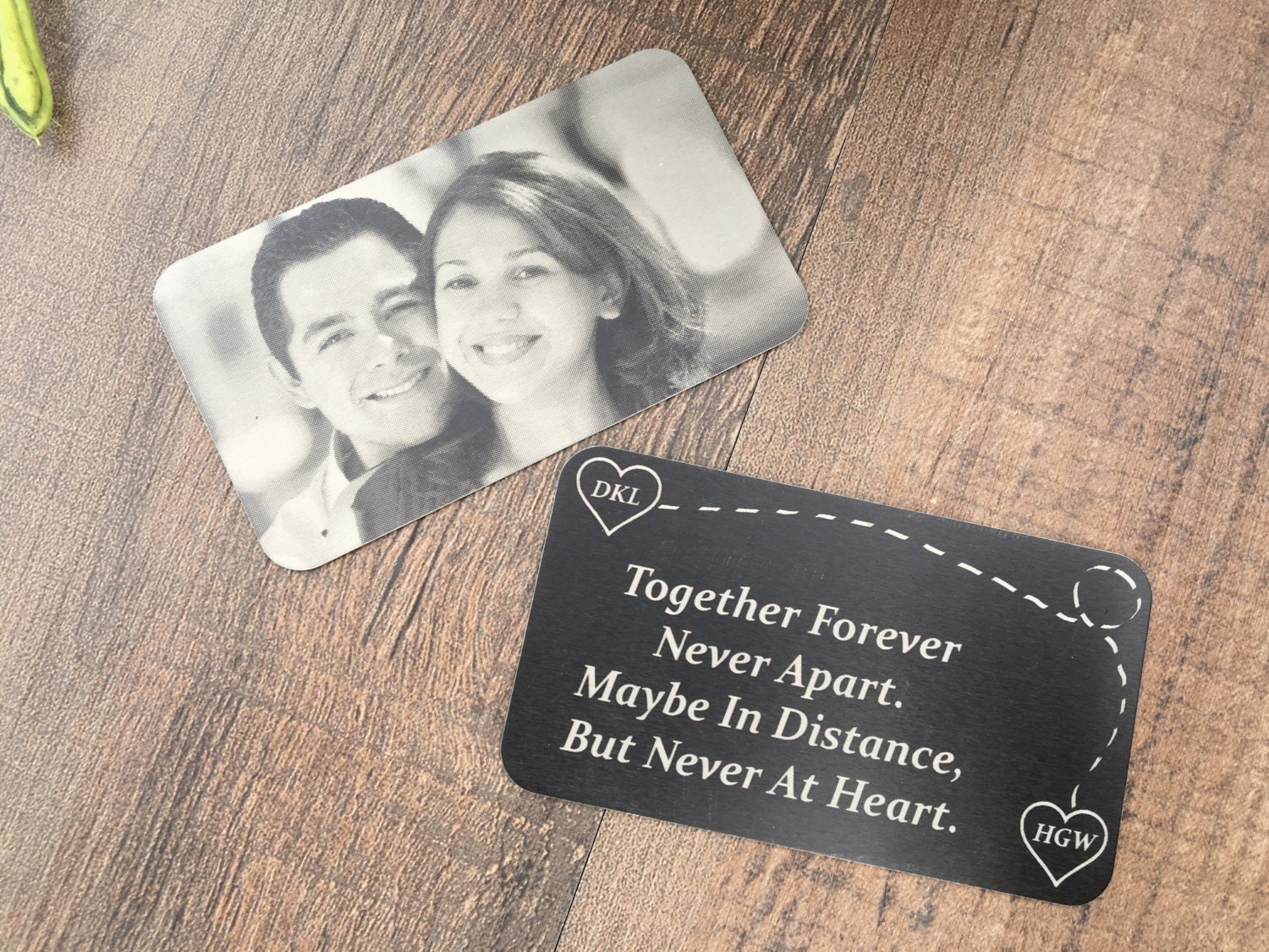 Picture Wallet Card, Wallet Card Insert, Engraved Photo Personalized ...