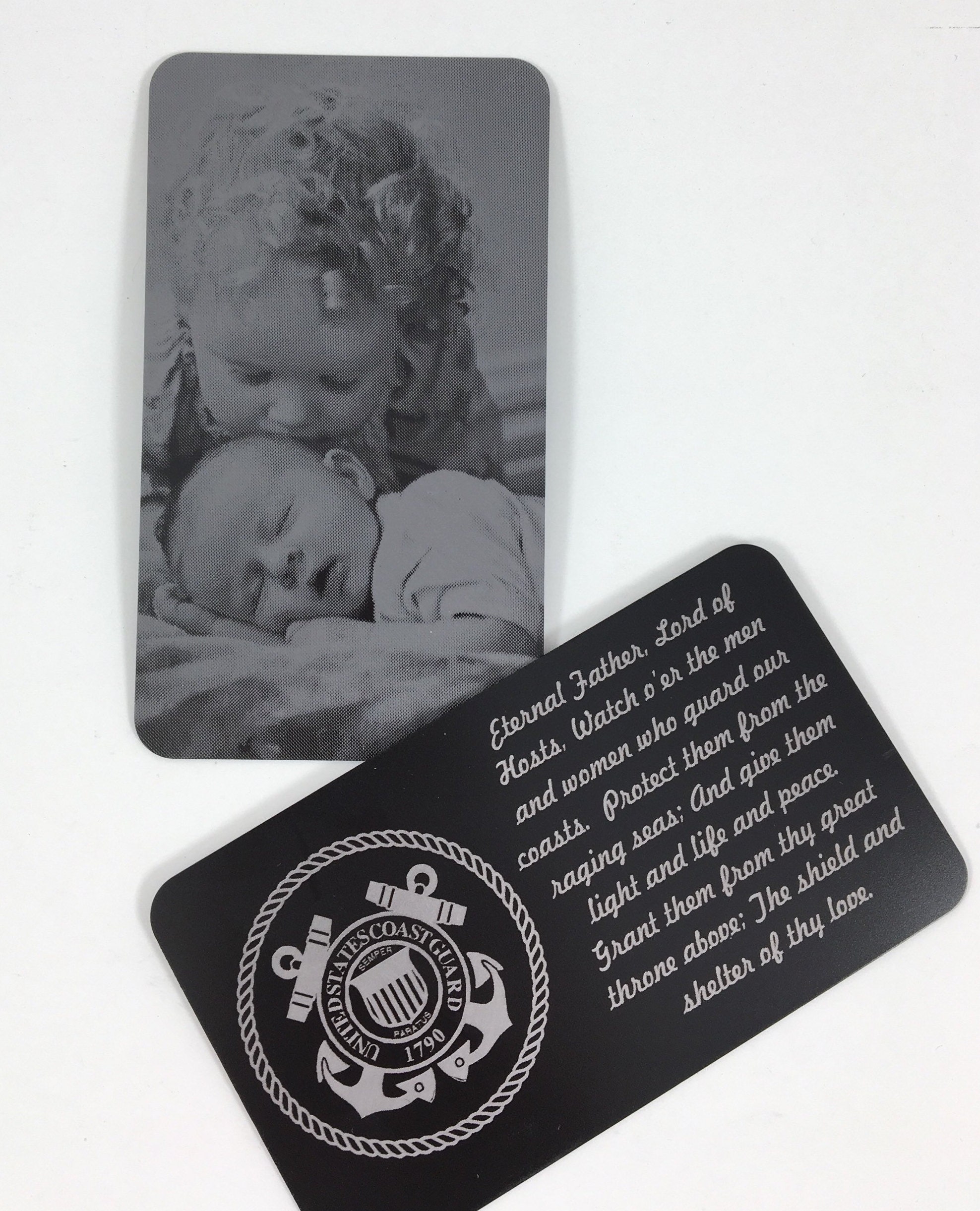 Coast Guard Wallet Card Engraved Wallet Card Personalized - Etsy