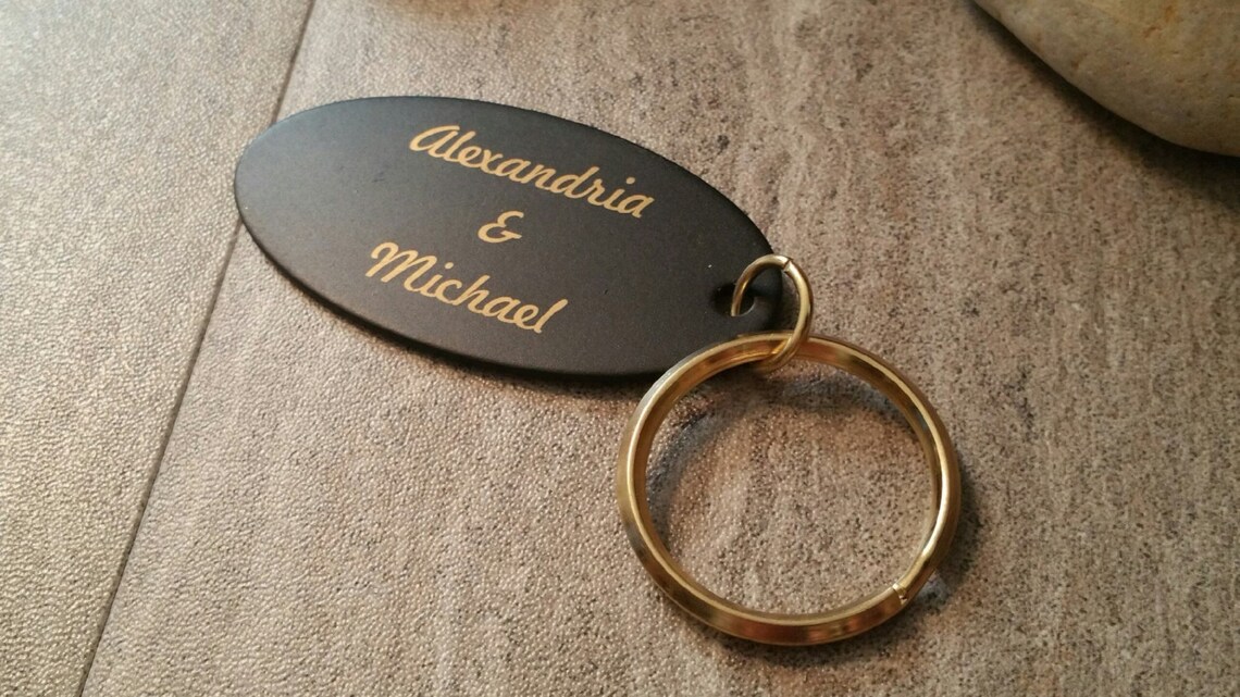 Personalized Keychain Laser Engraved Key Chain Personalized - Etsy