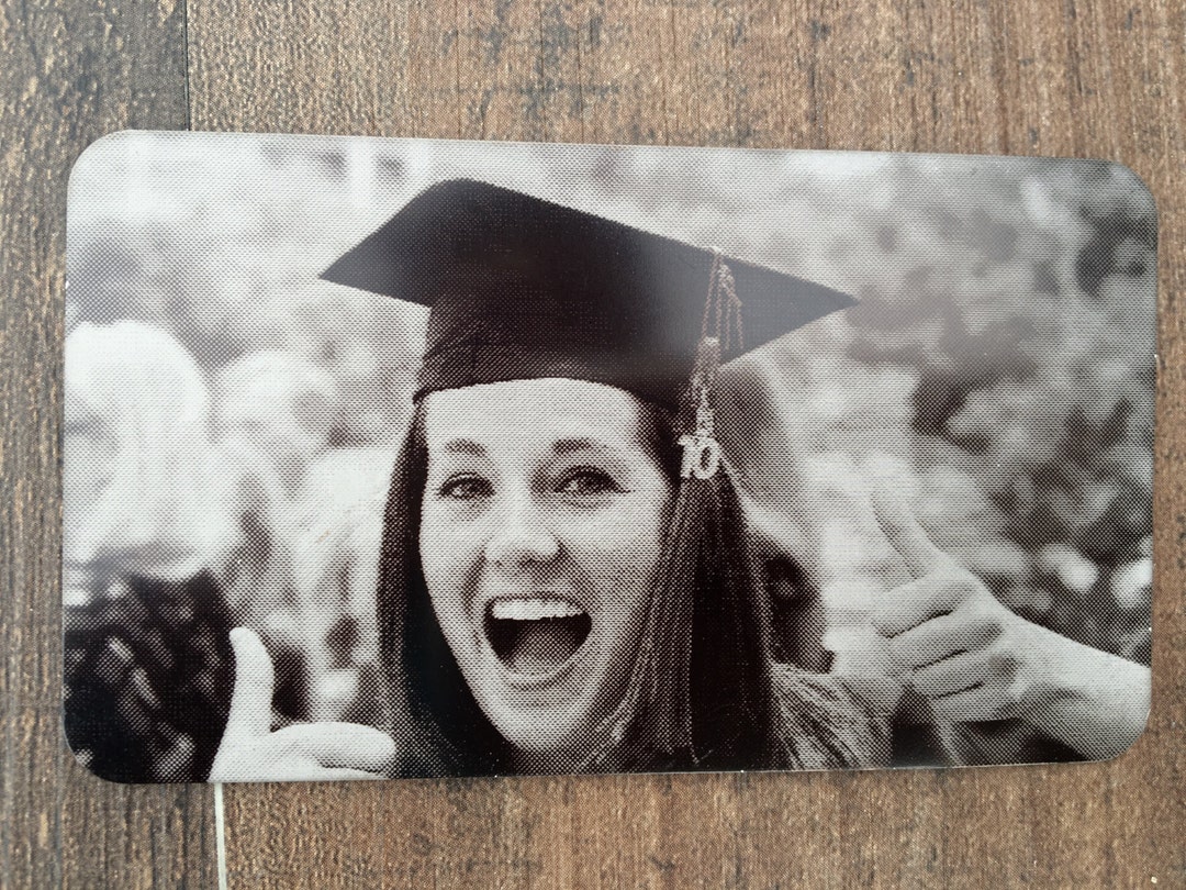 Engraved Picture Wallet Card, Front & Back Engraving, Photo ...