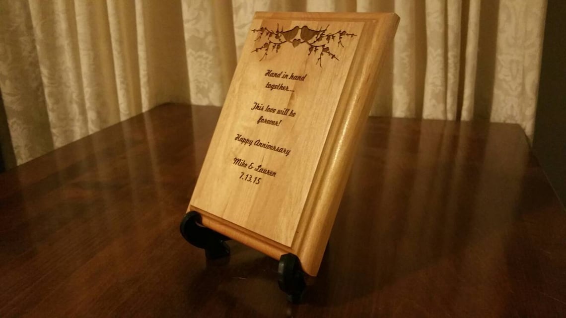 Wood Plaque Engraved Wood Plaque Engraved Wedding Plaque - Etsy