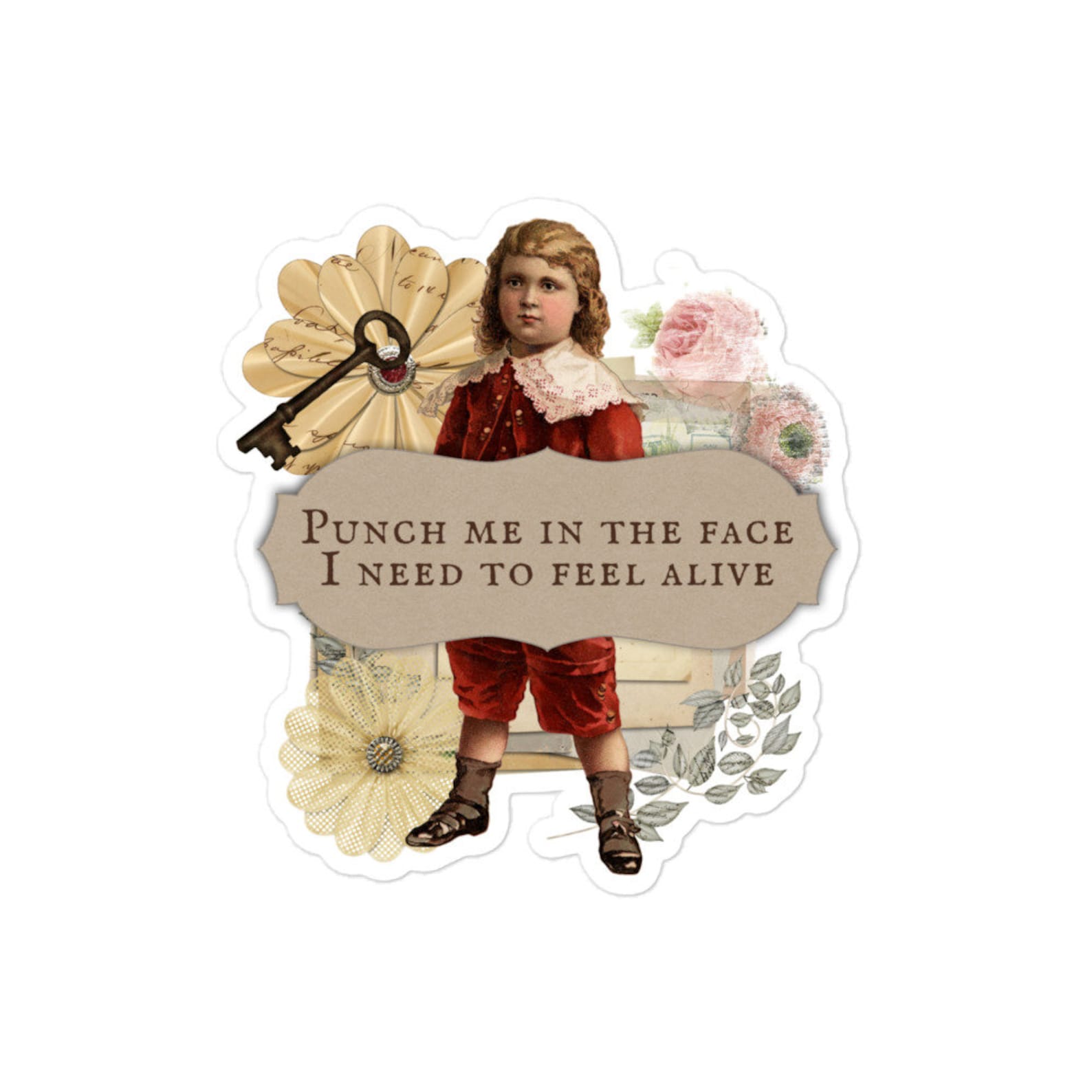 Punch Me in the Face I Need to Feel Alive Stickers Laptop - Etsy