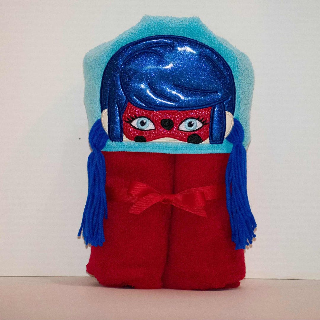 Embroidered Ladybug Heroine Towel – Bath, Pool & Beach - Etsy