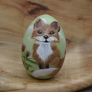 Friendly Fox Hand Painted Easter Egg Fox Egg Easter Egg 4 | Etsy