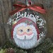 Santa Clause Hand Painted Christmas Ornament. Personalized Santa ...
