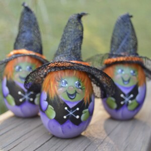 Halloween Witch Egg - Etsy